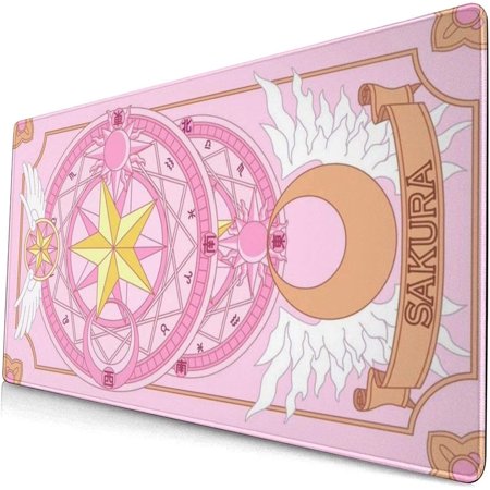 Cardcaptor Sakura Mouse Pad Anime Pink Gaming Mouse Mat Magic Circle ...
