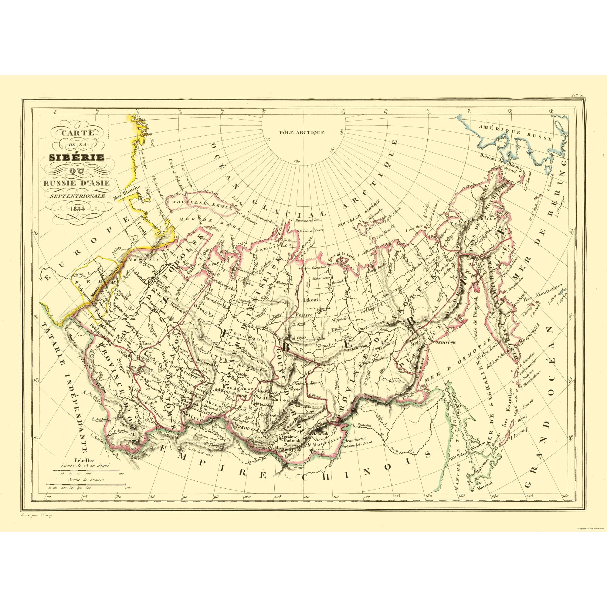 Syberia Map In The World