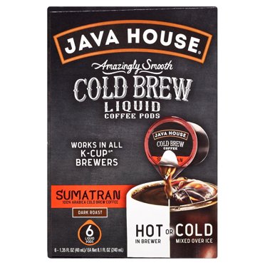 Java House Single-Serve Cold Brew Coffee Pods – Premium 100% Arabica ...