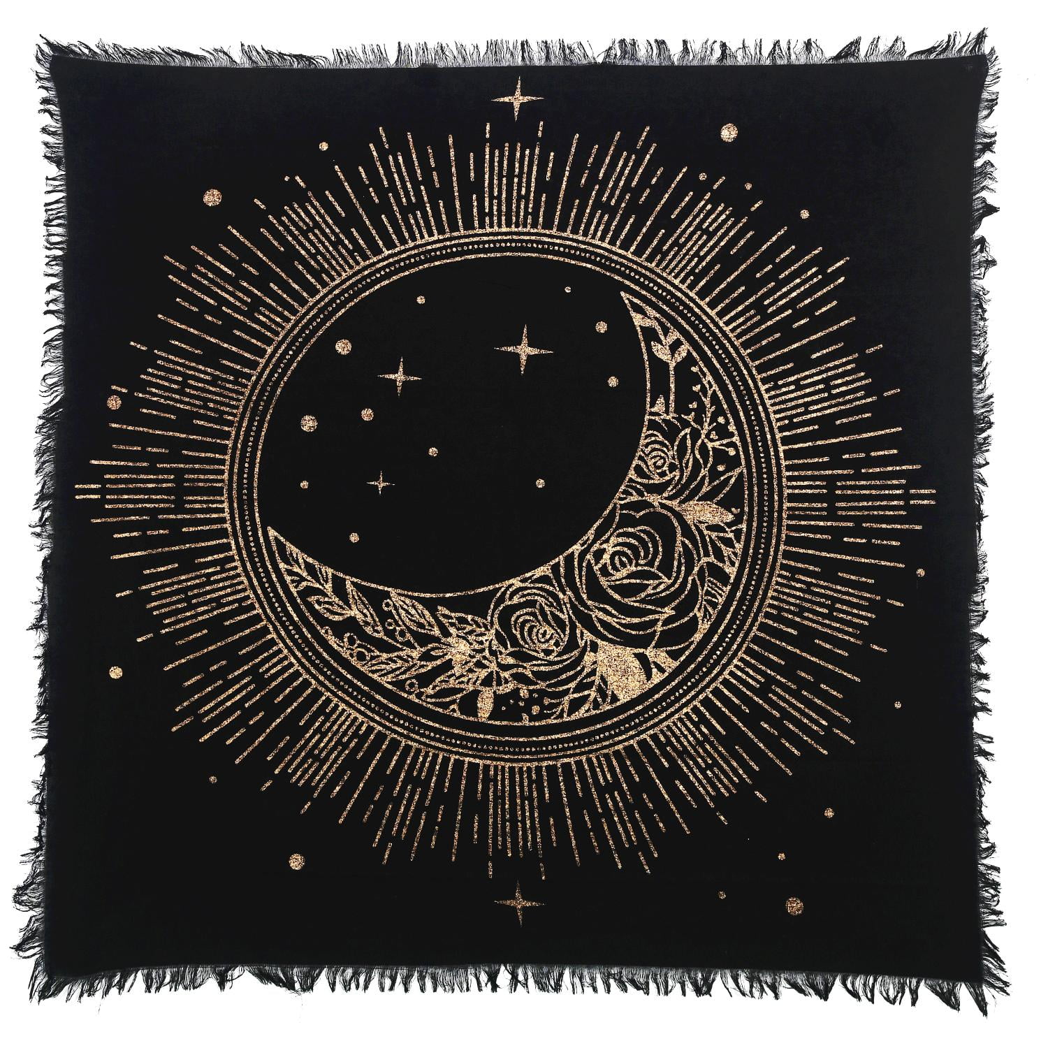 Indian Consigners Witchcraft Witchery Altar Cloth Sun Moon Star Cotton ...