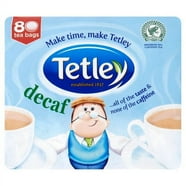 Tetley Naturally Decaffeinated Classic Black Tea, 4.87 Oz. Box ...