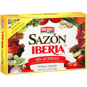Goya Sazon Con Azafran Seasoning, 3.52 oz - Walmart.com
