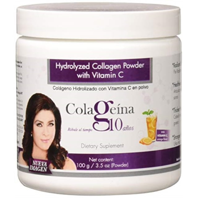 colageina 10 hydrolyzed collagen powder, 3.52 ounce - Walmart.com ...