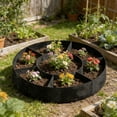 BBilaBu 7 Squares Planting Bag, Non Woven Felt Round Vegetable Flower ...
