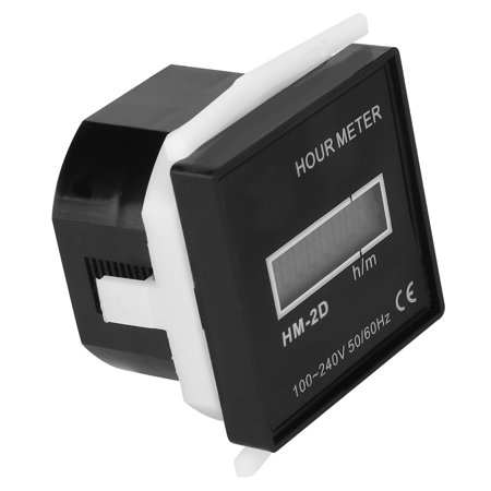 LCD Display Time Meter, 8 Digits Reliable Digital Electrical Counter ...