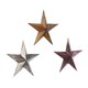DecMode Multi Colored Metal Indoor Outdoor Star Wall Decor (3 Count ...