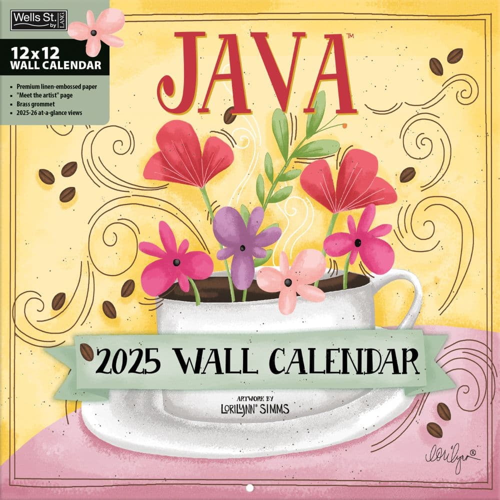 Jane Shasky Bird Artwork Birds In The Garden 2025 Wall Calendar - Jane ...