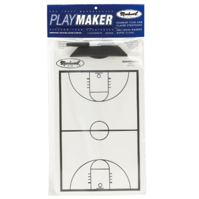 Markwort Basketball Playmaker Markerboard 9" X 15.75" size - Walmart ...