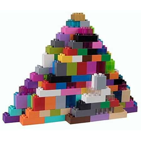 Strictly Briks - Big Briks Set - 108 Pieces - 24 Rainbow Colors - Large ...