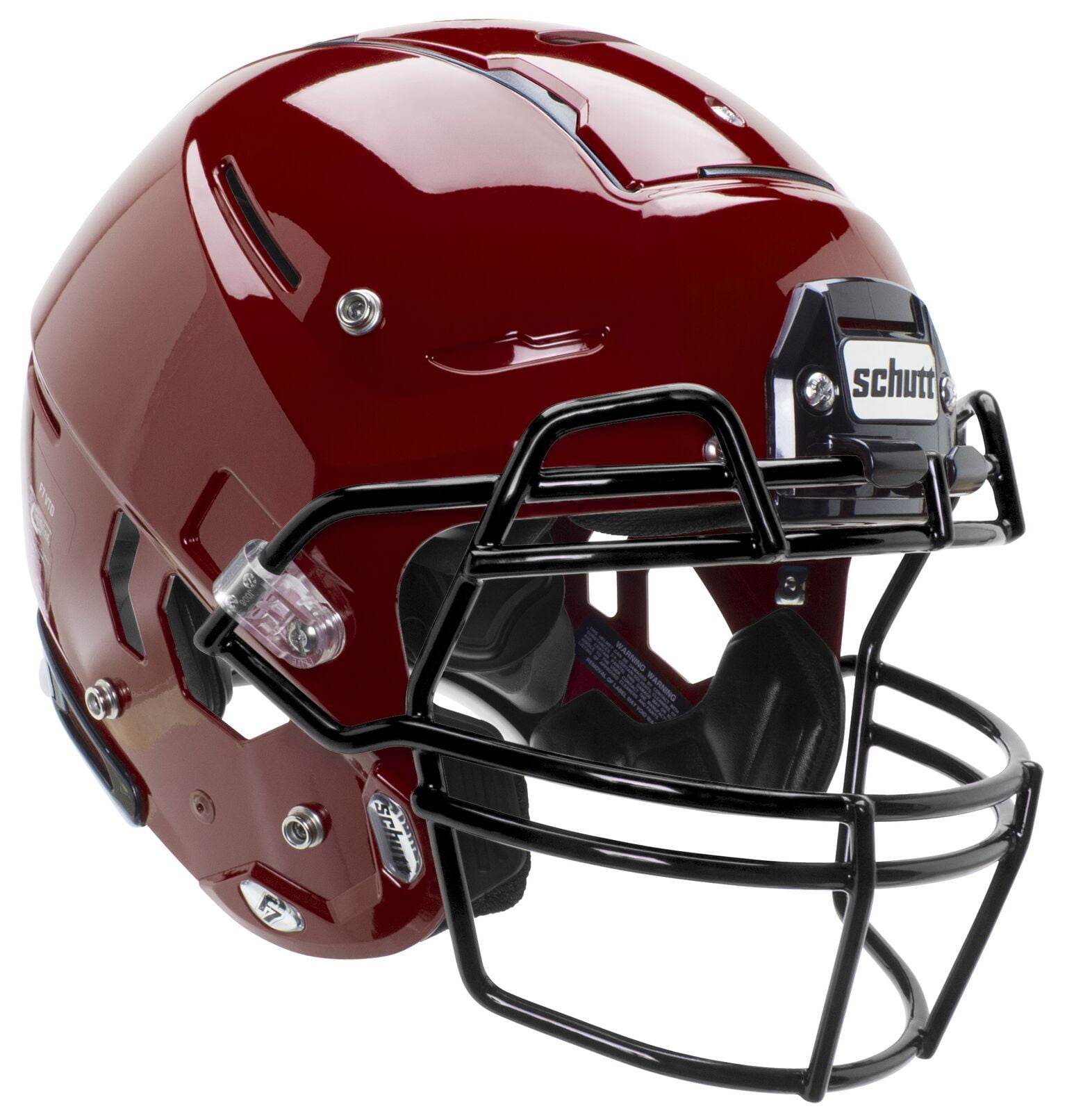 Schutt F7 VTD Adult Football Helmet w/Carbon Steel Facemask - Walmart.com