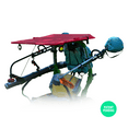 Tractor Canopy kit for ROPS, Foldable waterproof + Mounting brackets ...