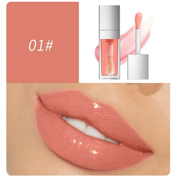 Aceite Hidratante Labial, Aceite Labial, Bálsamo Labial con Color ...