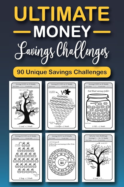 The Ultimate Money Saving Challenge Book : 0 Unique One-of-a-Kind ...