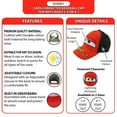 Disney Pixar Kids' Cars Lightning McQueen Baseball Cap, Boys Adjustable ...