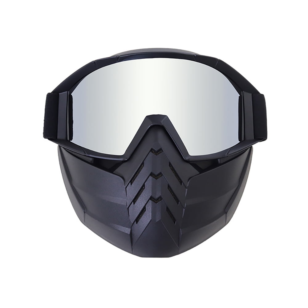 Motocross Goggles Face Mask Shield Dirt Bike ATV UTV MX Off-Road Racing ...