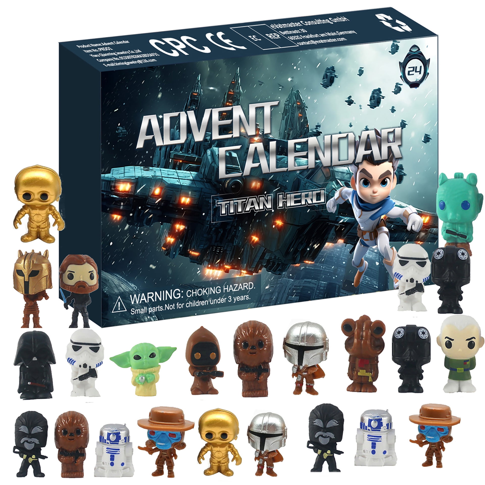 Click here for Unbranded Star Wars Advent Calendar - Titan Hero F... prices
