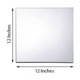 Efavormart 16 PCS - 12" Square Glass Mirror Table Centerpiece, Hanging ...