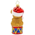 Handcrafted Glass Christmas Ornament Teddy Bear - Polish Made Holiday ...