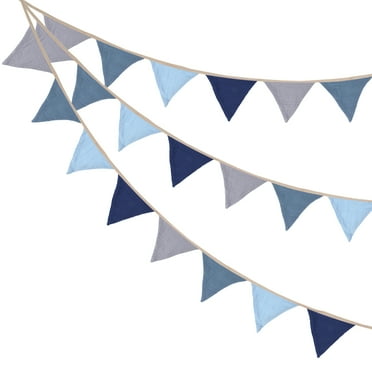 Blue Pennant Party Banner Nautical Anchor and Sailboat - Walmart.com