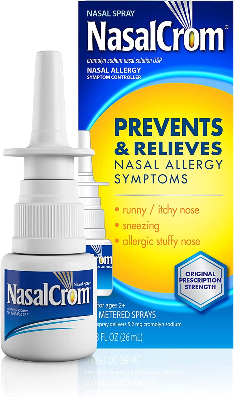 NasalCrom Nasal Spray, Prevents and Relieves Nasal Allergy Symptoms ...