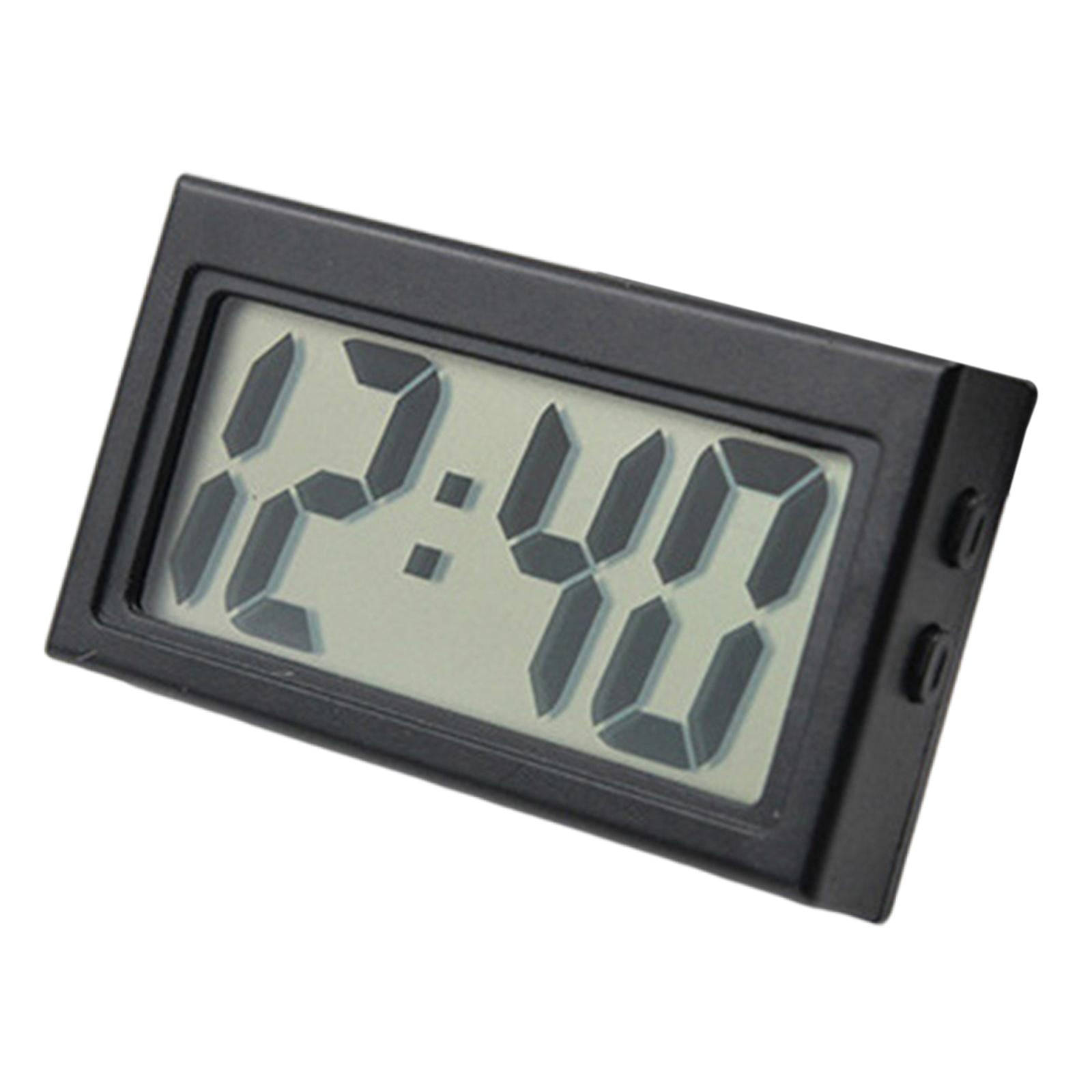 Mini Car Clock, Auto Dashboard Time, Electronic Digital Clock, Portable ...