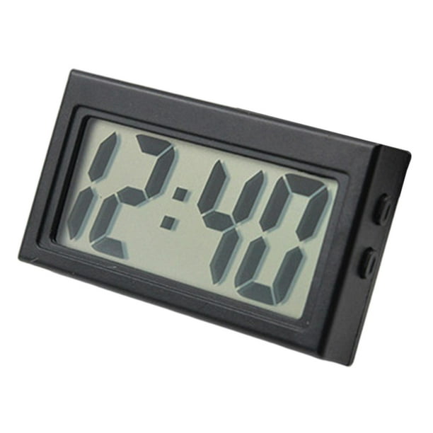 Mini Car Clock, Auto Dashboard Time, Electronic Digital Clock, Portable ...