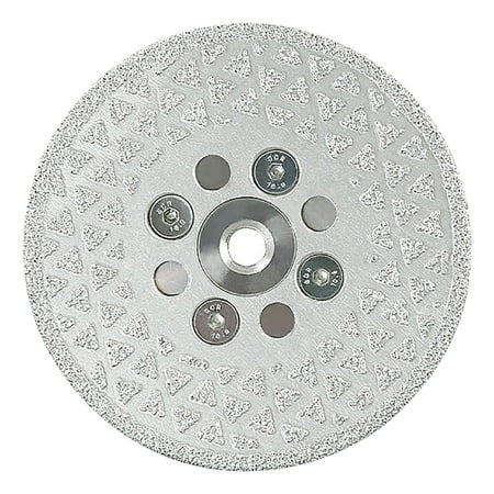 Qiopertar Disque de meulage complet double face diamant brasé meuleuse ...