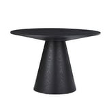 WILLIAMSPACE 47.24" Round Dining Table for 4 to 6, Modern Wood Kitchen ...