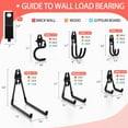18 Pack Garage Hs Heavy Duty - Anti-Slip Coating， Garage Storage Hs for ...