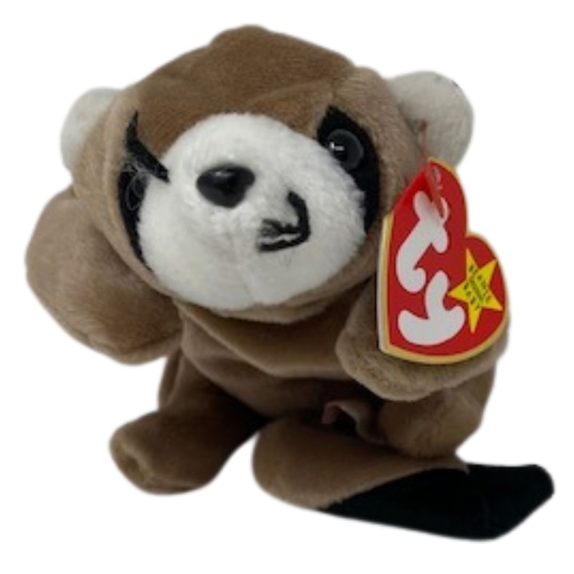 TY Ringo Raccoon Beanie Baby Retired Plush - Walmart.com