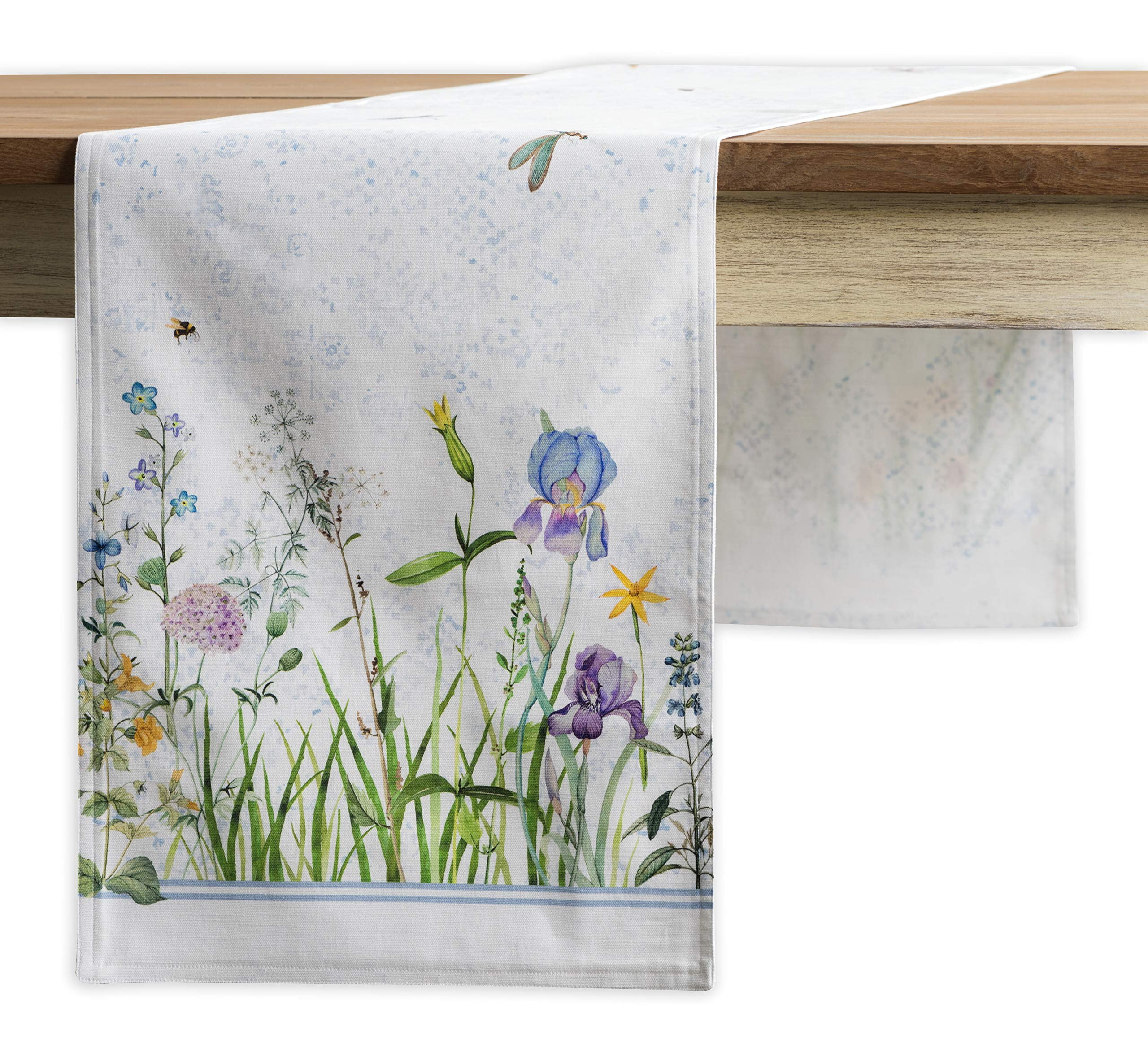 Maison d' Hermine Fleurs De Mai 100% Cotton Table Runner for Party ...