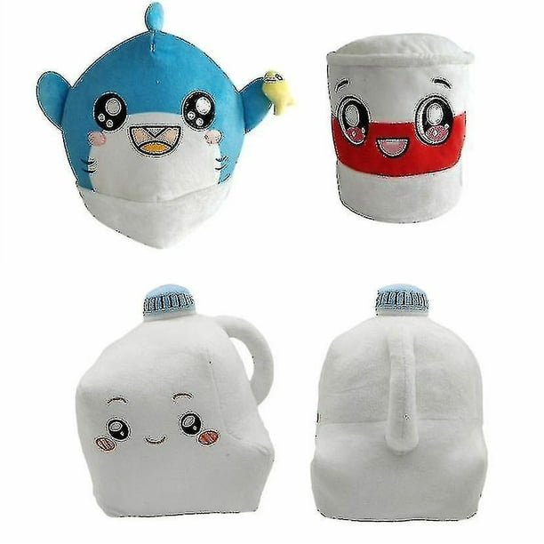 Lankybox Plush Toys Milky Shark Tree Barrel Stuffed Kid Game Figure ...