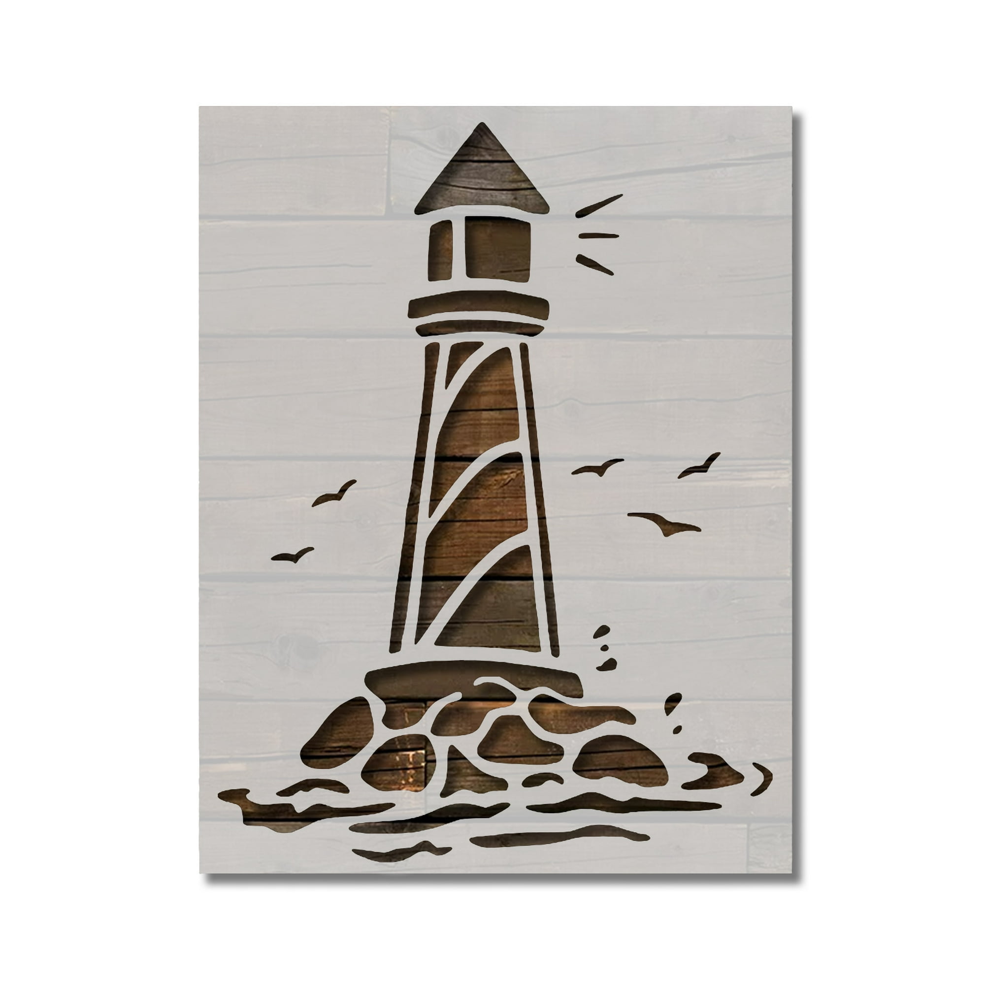 Lighthouse Stencil