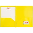 JAM Plastic 2 Pocket School POP Folders with Metal Prongs Fastener ...