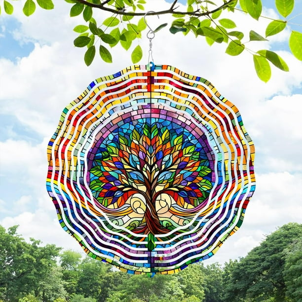 Molinillo de viento SAC SMARTEN ARTS Tree of Life, 25 cm, multicolor ...