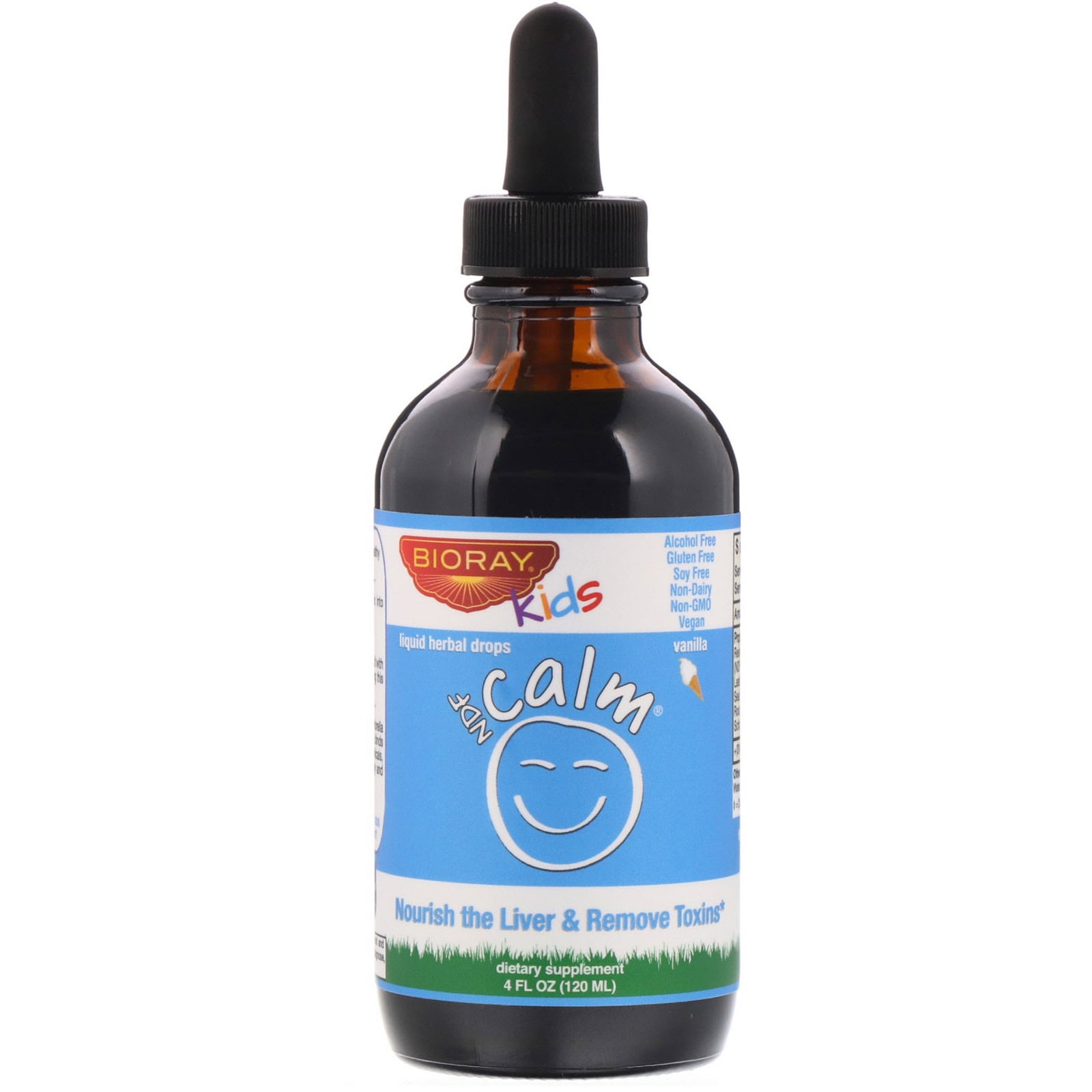 Bioray Kids, NDF Calm, Vanilla, 4 fl oz (120 ml) - Walmart.com ...