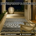 SIXHOME Outdoor Rug, 9'x12' Waterproof Reversible Boho Geometric Patio ...