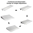 "OMECAL 5"" Aluminum Alloy Adjustable Wheelchair Threshold Ramp for ...