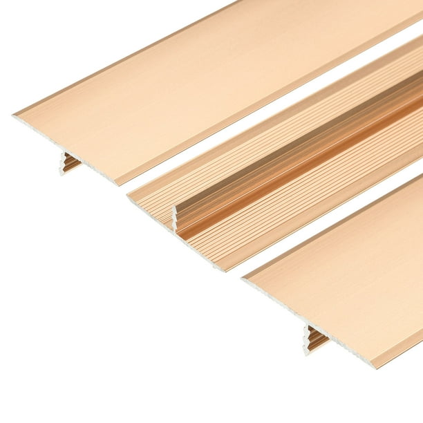 3pcs Aluminum T Molding Floor Transition Strip, Door/Tile/Carpet to ...