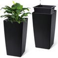 Tall Planters Set of Outdoor＆Indoor Planter Pots Front Porch Planter ...