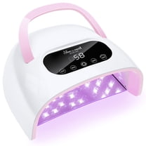 268W UV LED Nail Lamp, Gel Nail Light for Nail Polish UV Dryer with 4 ...