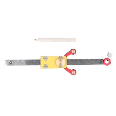 LYUMO Linear Arc Scriber Tool,Wheel Marking Gauge Sliding Wood Scribe ...