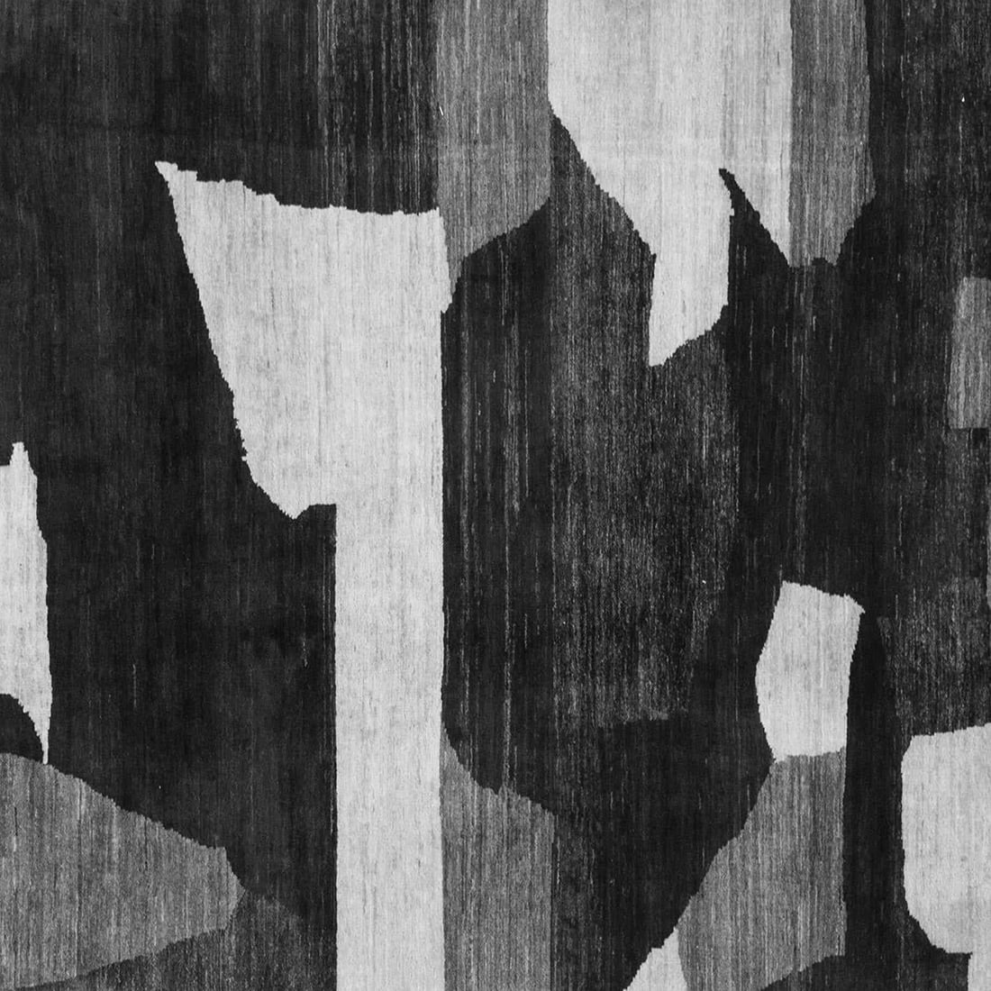 Ahgly Company Indoor Square Oriental Gray Modern Area Rugs, 6' Square ...