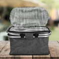 Phenofice Rectangular Cooler Basket for Picnic Waterproof Grey 1Pack ...