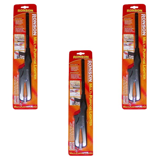 Ronson Electronic Ignition Refillable Long Reach Candle Fireplace Bbq ...