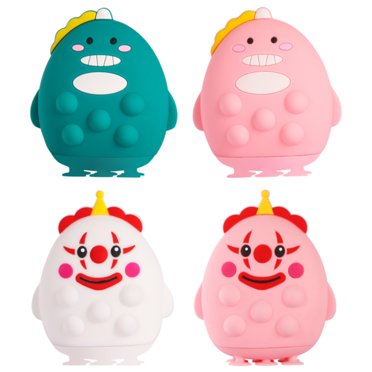 Pop Fidget Toy Pressure Relief Silicone Bubble Popping Game Ball | Teal ...