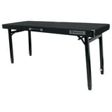 DJ Package w/Black Facade Booth+Bag+2) Totem Stands+Foldable Adjustable ...