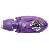 BIC Wite-Out Brand Mini Twist Correction Tape, White, 6 Count - Walmart.com