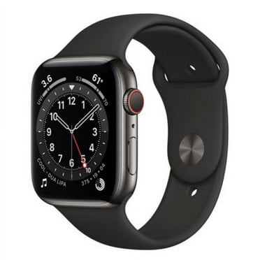 Apple Watch Series 6 GPS + Cellular, 40mm Graphite Stainless Steel Case ...