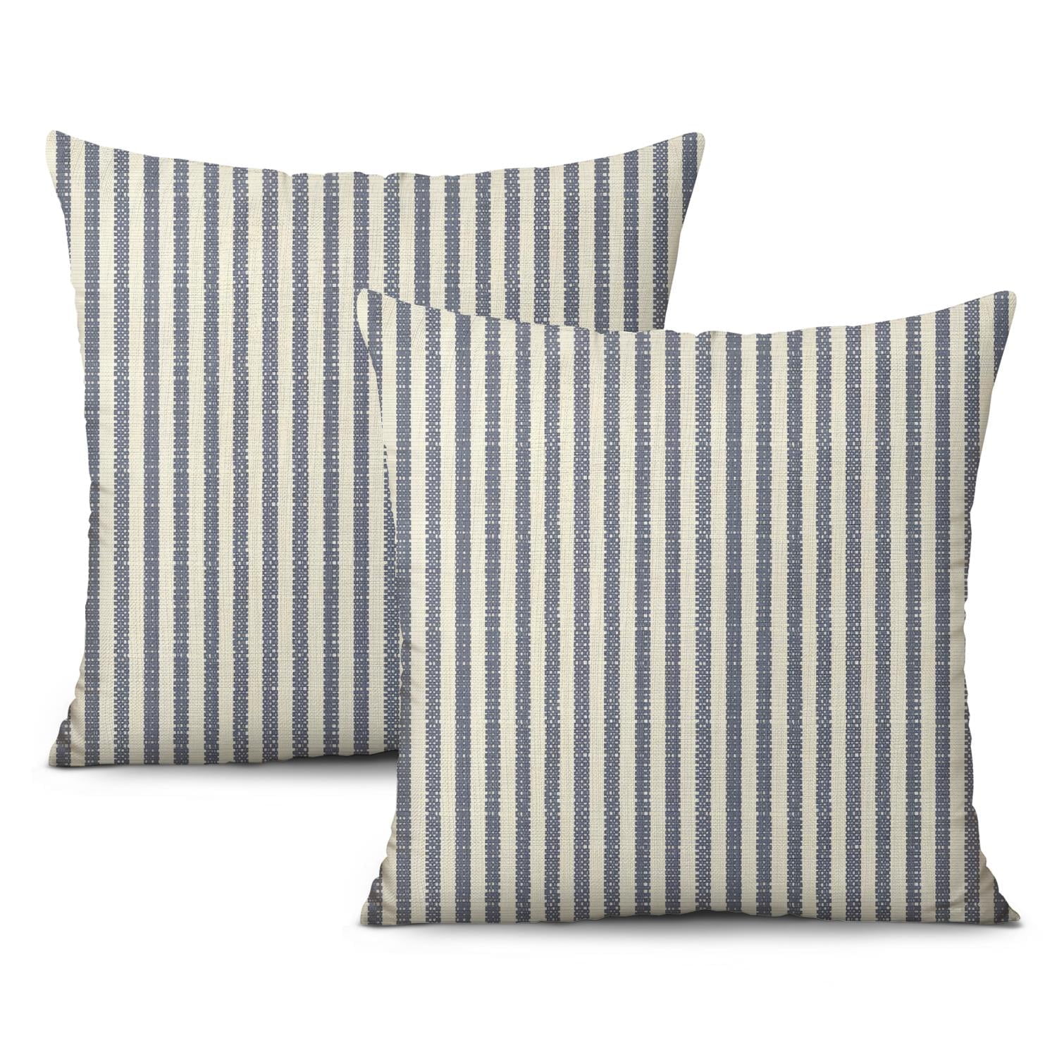 Click here for Safarsa 2-Pack  Farmhouse Linen Striped Patchwork... prices